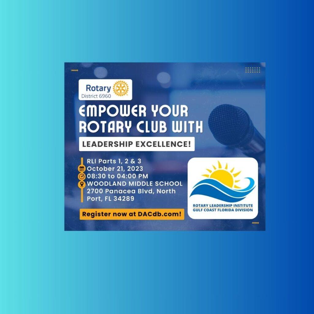 Rotary Leadership Institute Training - For Everyone! - The Rotary Club ...